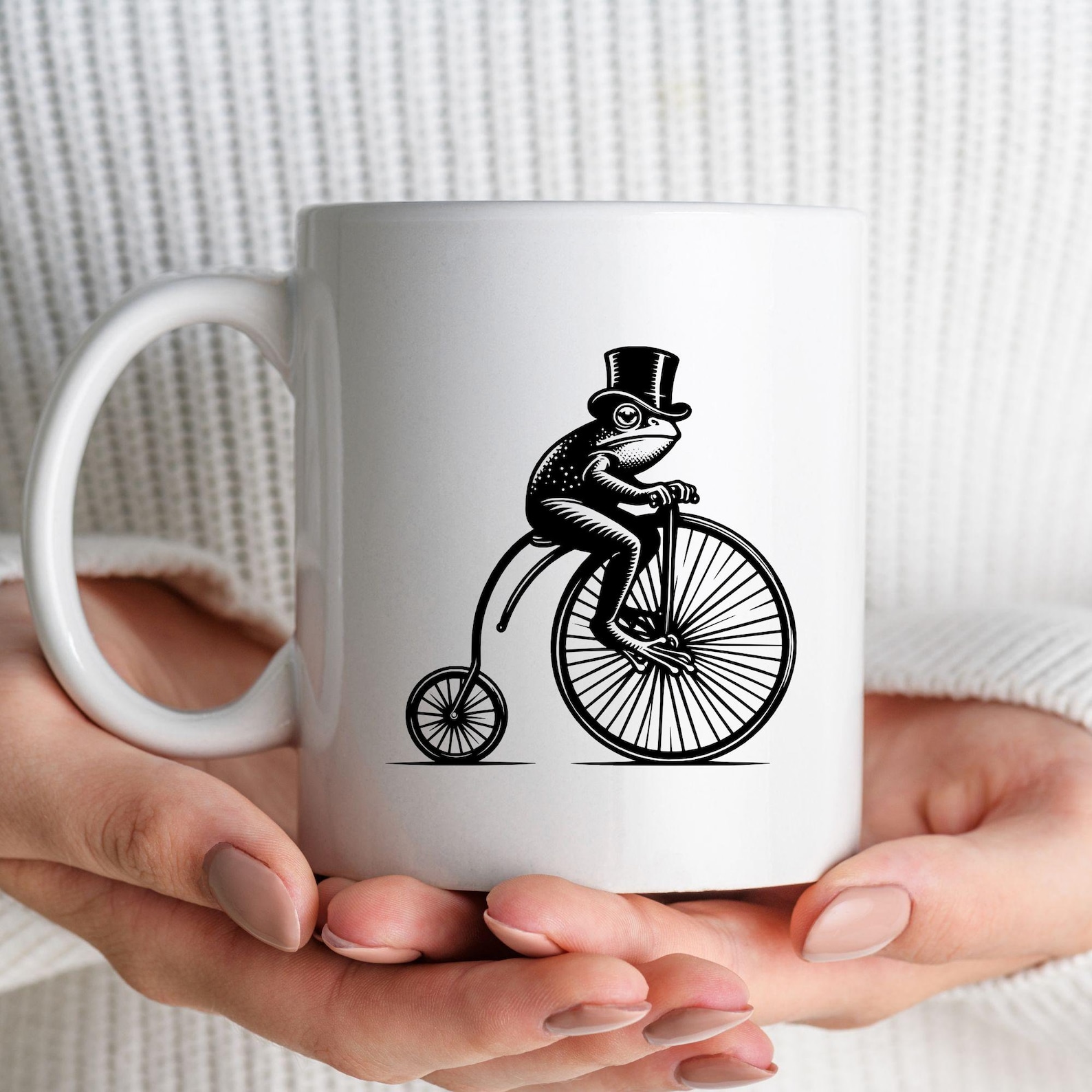 Frog on Bicycle SVG Bundle, PNG, Riding Frog Clipart, Hand Drawn Cute ...