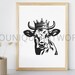 Cute Cow SVG Bundle, PNG, Funny Cow Clipart, Hand Drawn Cows Vector ...