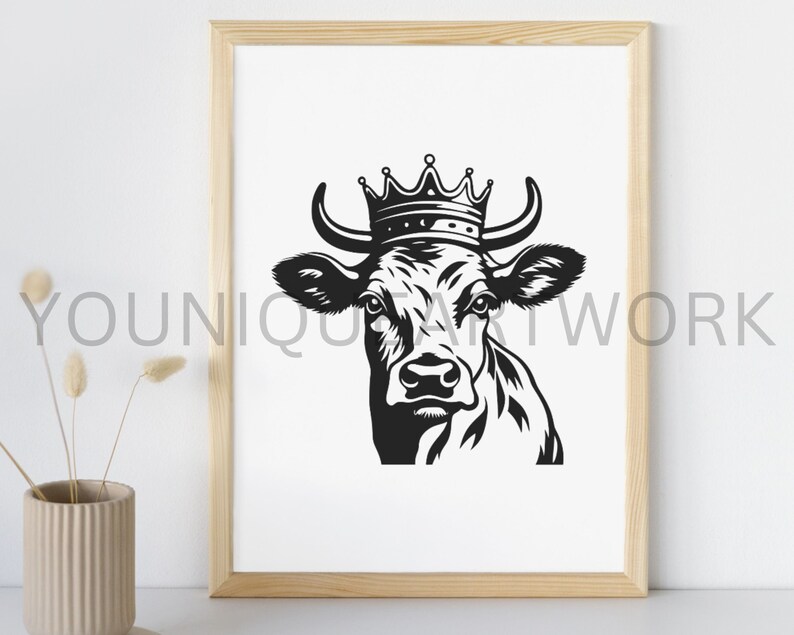 Cute Cow SVG Bundle PNG Funny Cow Clipart Hand Drawn Cows - Etsy