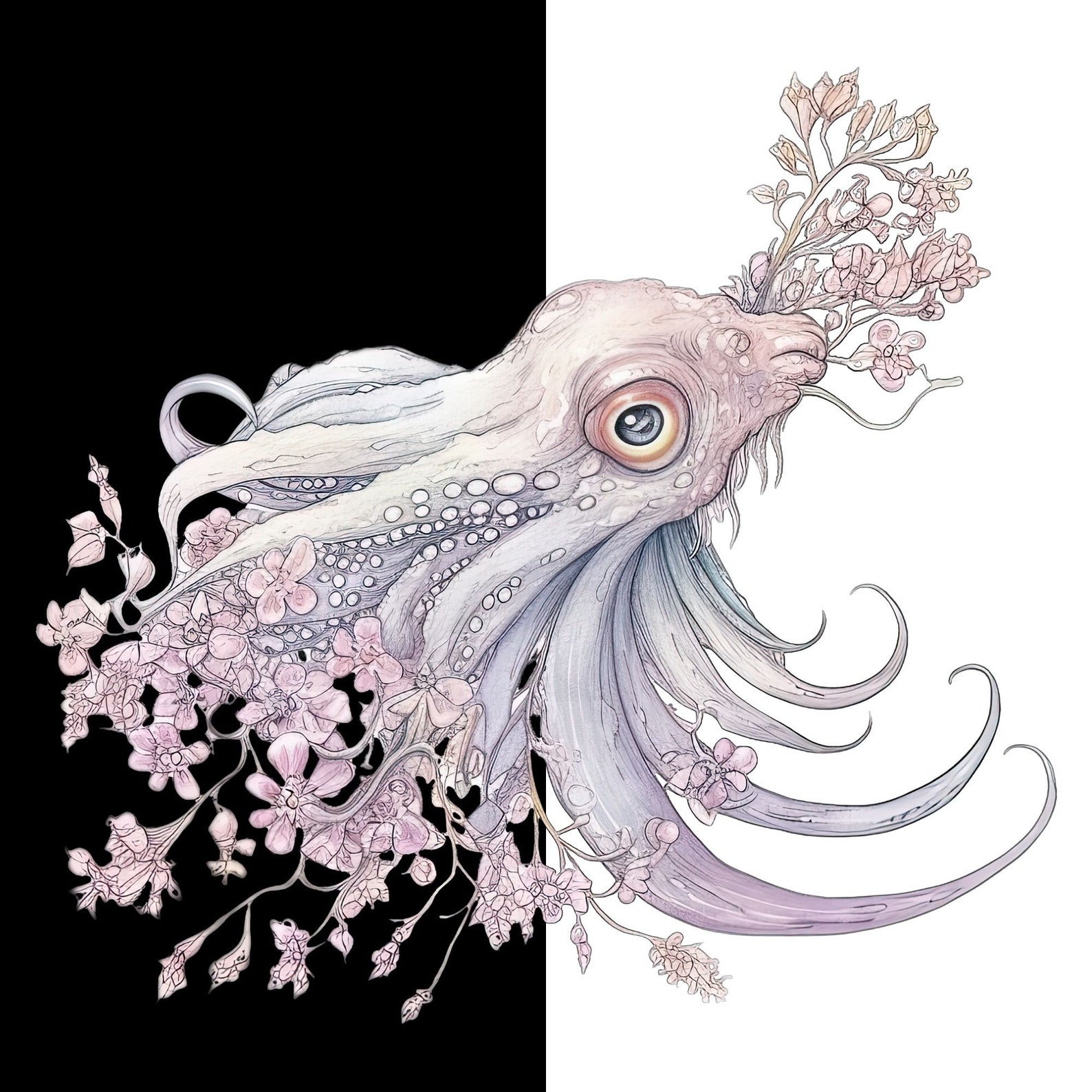 Squid Clipart, Watercolor Squid PNG Files for Sublimation, Squids Clip ...