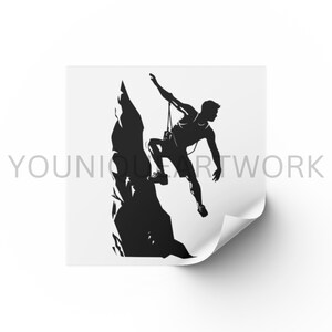 Bouldering Svg Bundle, PNG, Rock Climbing Clipart, Hand Drawn Climber ...