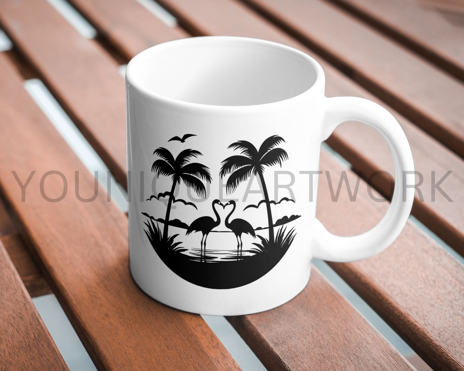 Flamingo SVG Bundle, PNG, Flamingo Clipart, Hand Drawn Flamingos Vector ...