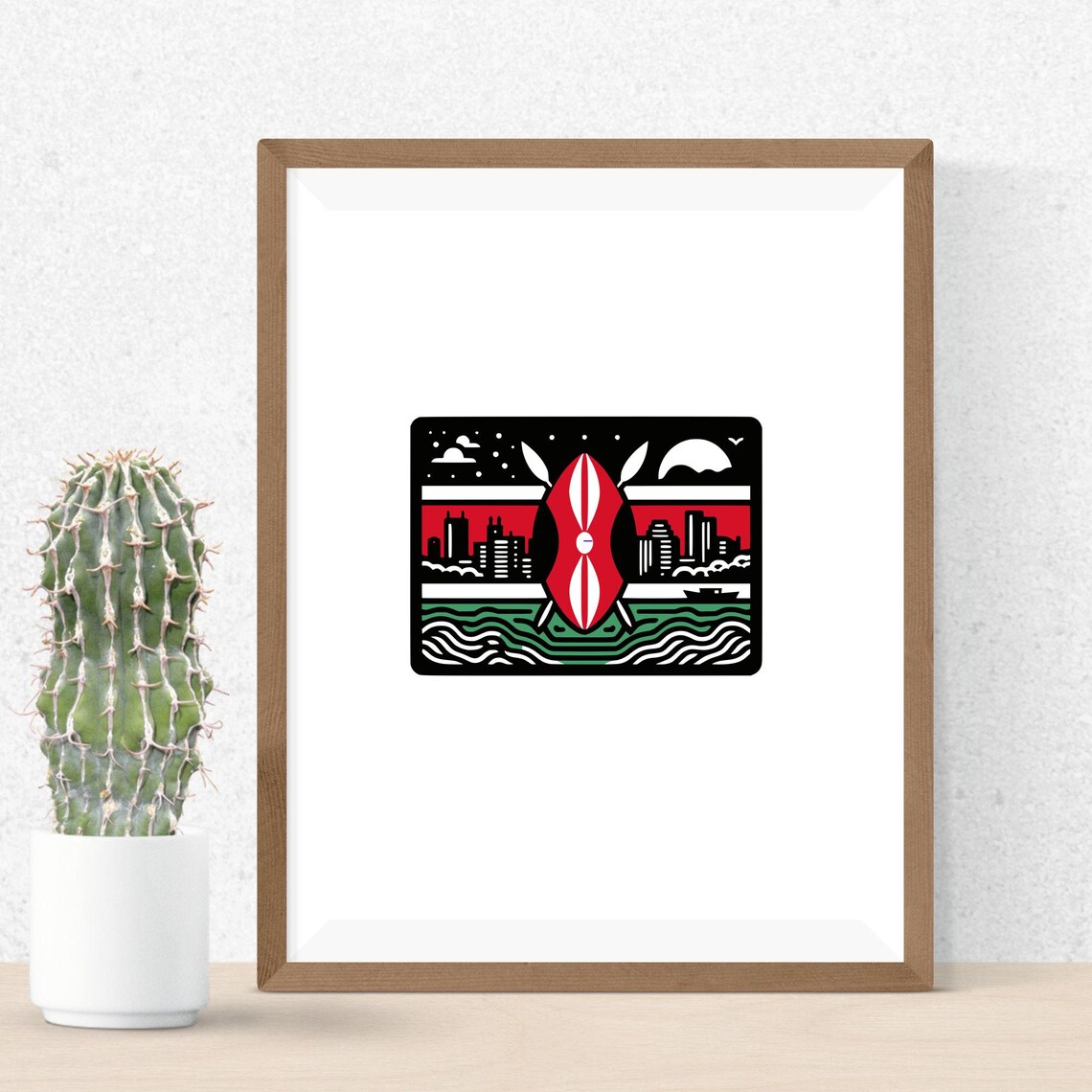 Kenya Map SVG Bundle, Kenyan Flag Clipart, African American Roots ...