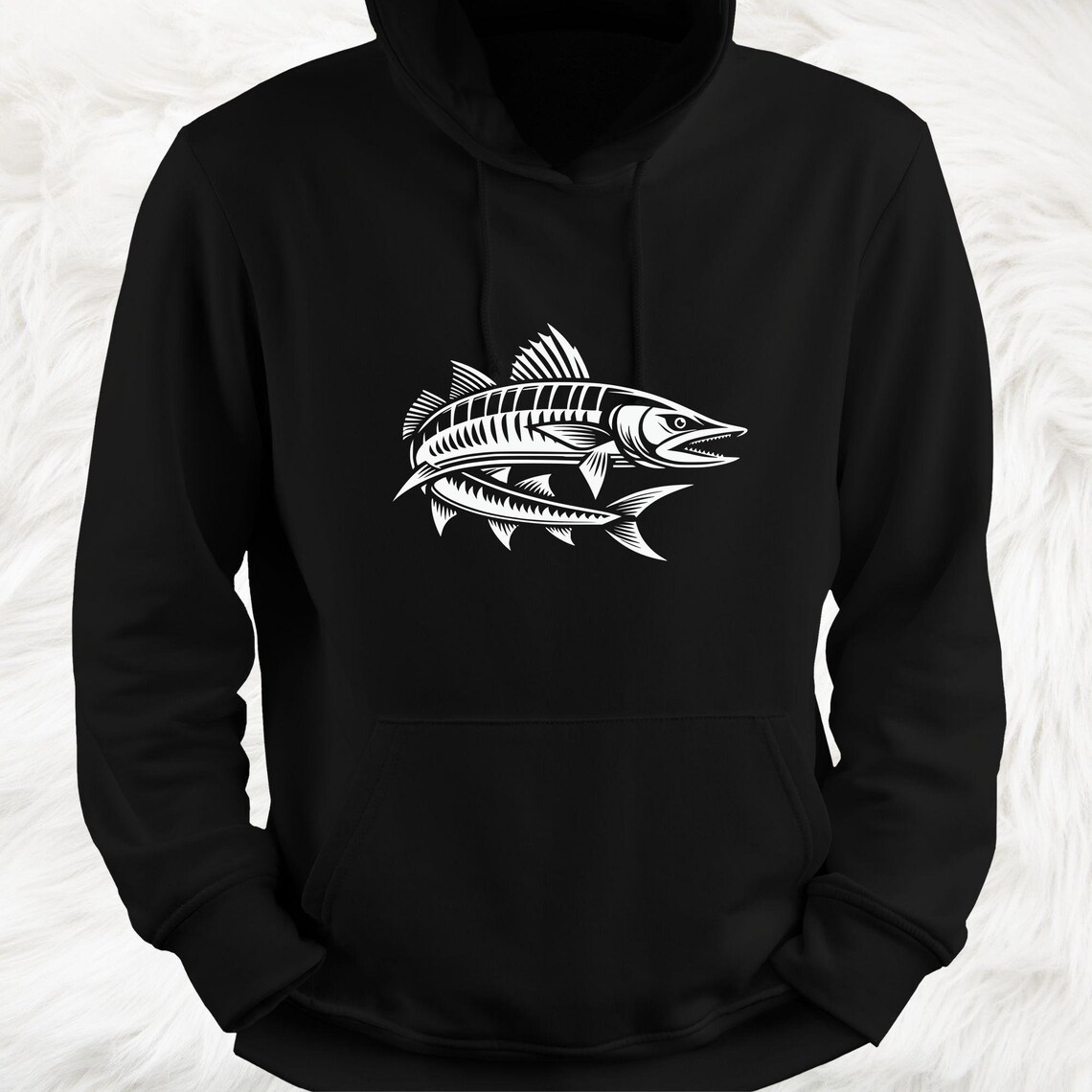 Barracuda SVG Bundle, Fish Clipart, Hand Drawn Barracuda Fising Theme ...