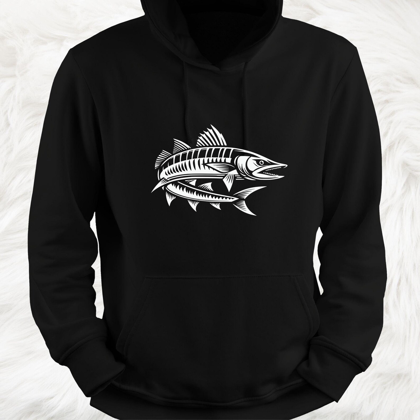 Barracuda SVG Bundle, Fish Clipart, Hand Drawn Barracuda Fising Theme ...