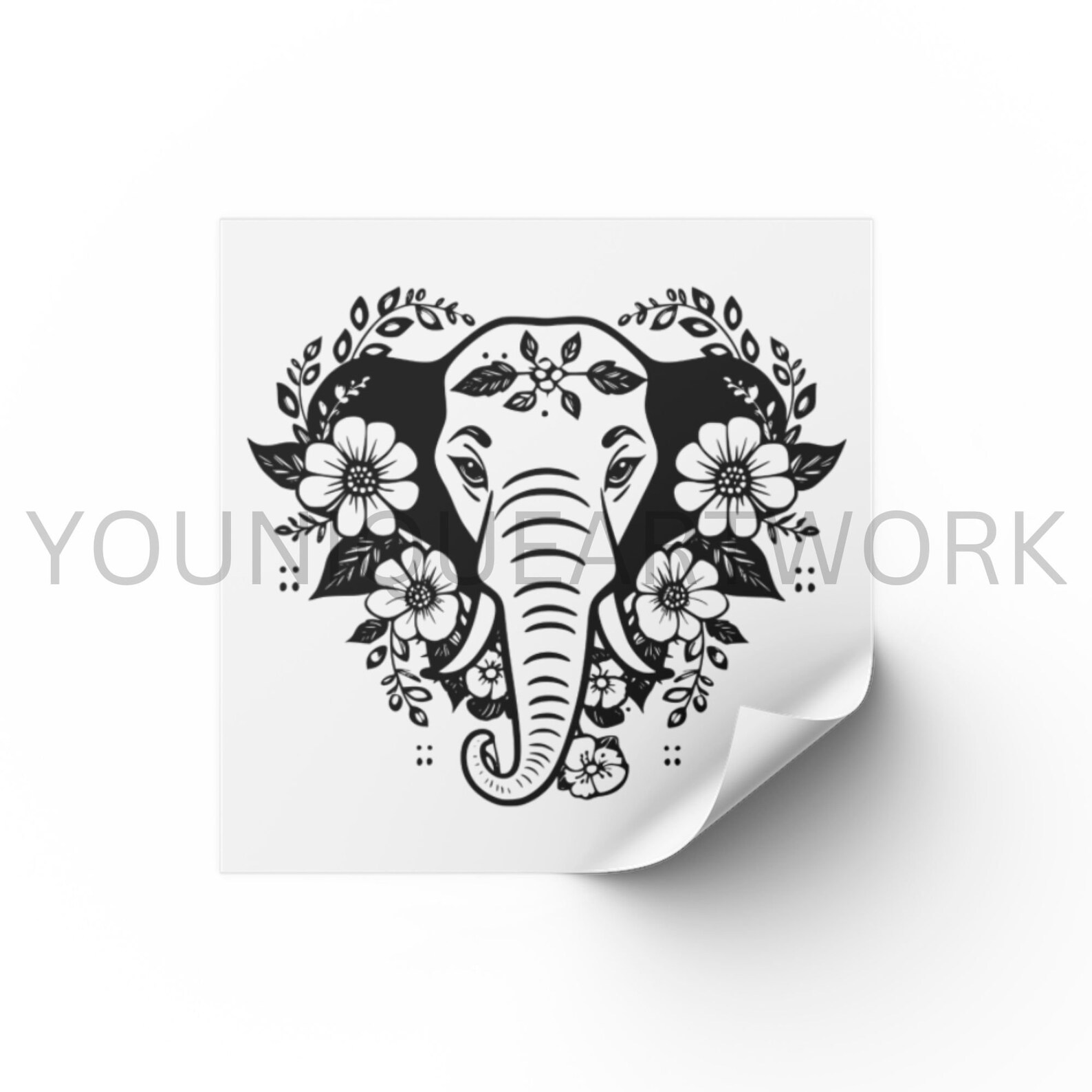 Cute Elephant SVG Bundle PNG Baby Elephant Clipart Hand - Etsy