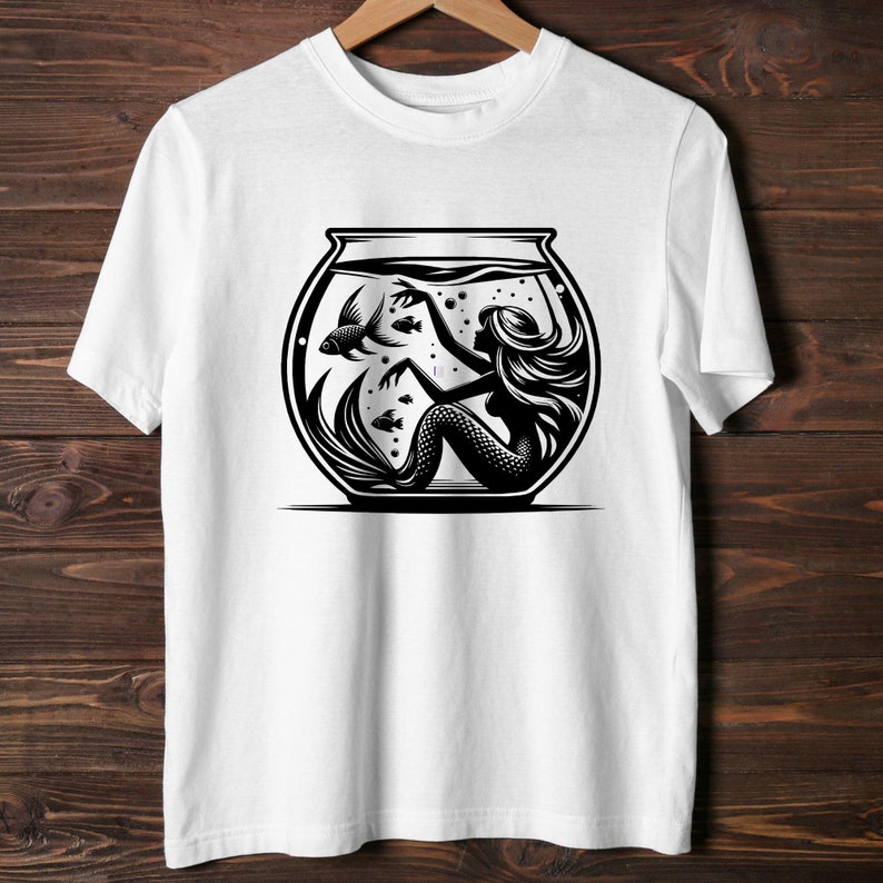 Fantasy Mermaid SVG Bundle, PNG, Cute Mermaid Clipart, Hand Drawn ...