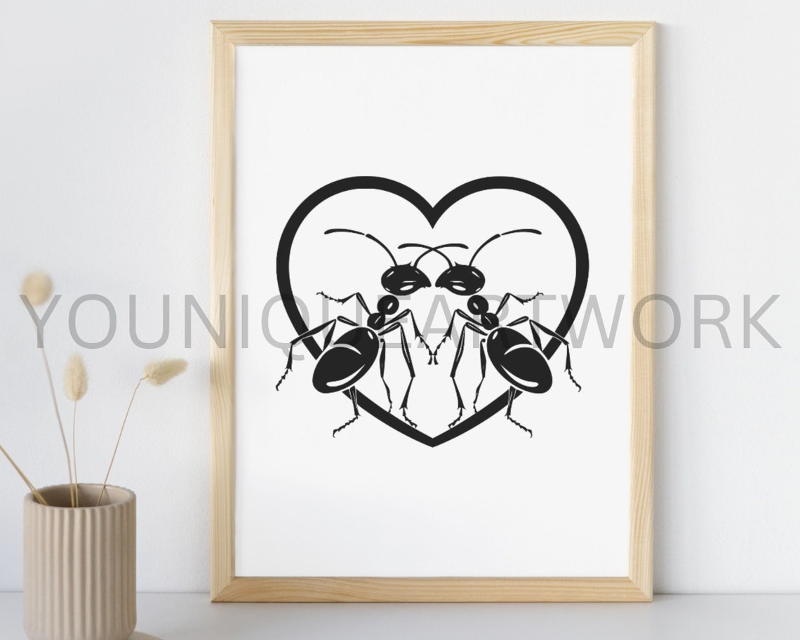 Ant SVG Bundle PNG Bug Clipart Hand Drawn Insect Vector - Etsy