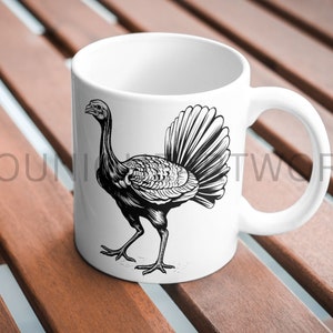 Turkey SVG Bundle, PNG, Thanksgiving Turkey Clipart, Hand Drawn Turkey ...