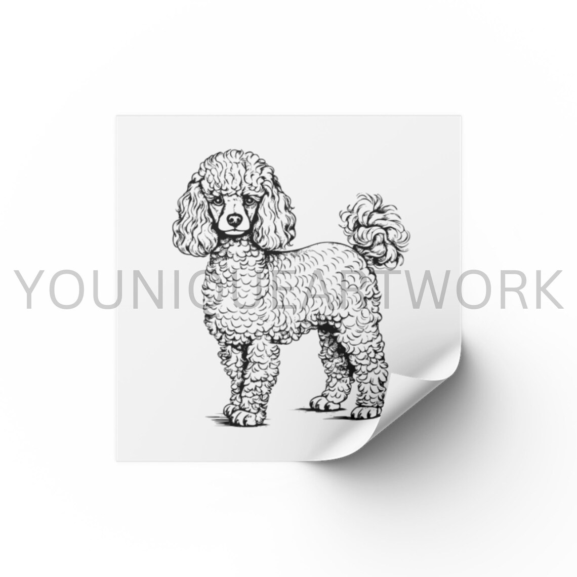 Poodle SVG Bundle, PNG, Cute Dogs Clipart, Hand Drawn Dog Vector ...
