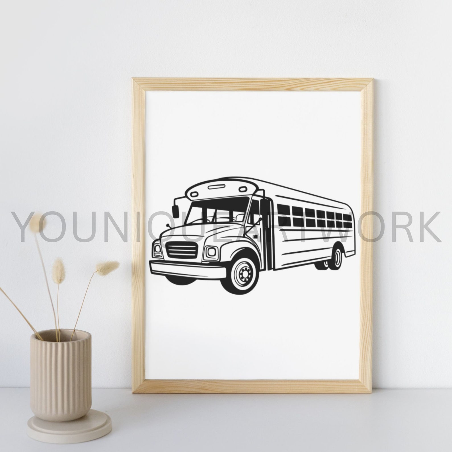 School Bus SVG Bundle PNG School Bus Clipart Hand Drawn - Etsy