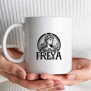 Freya SVG Bundle, Nordic Goddess Clipart, Hand Drawn Norse Mythology ...