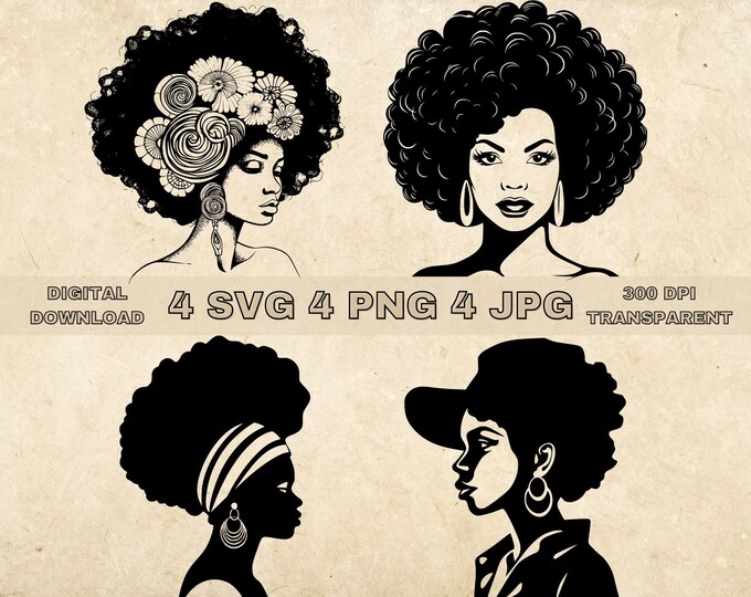 Sista Svg Files for Cricut, Sista Svg, Black Woman Clipart, Black Girl ...