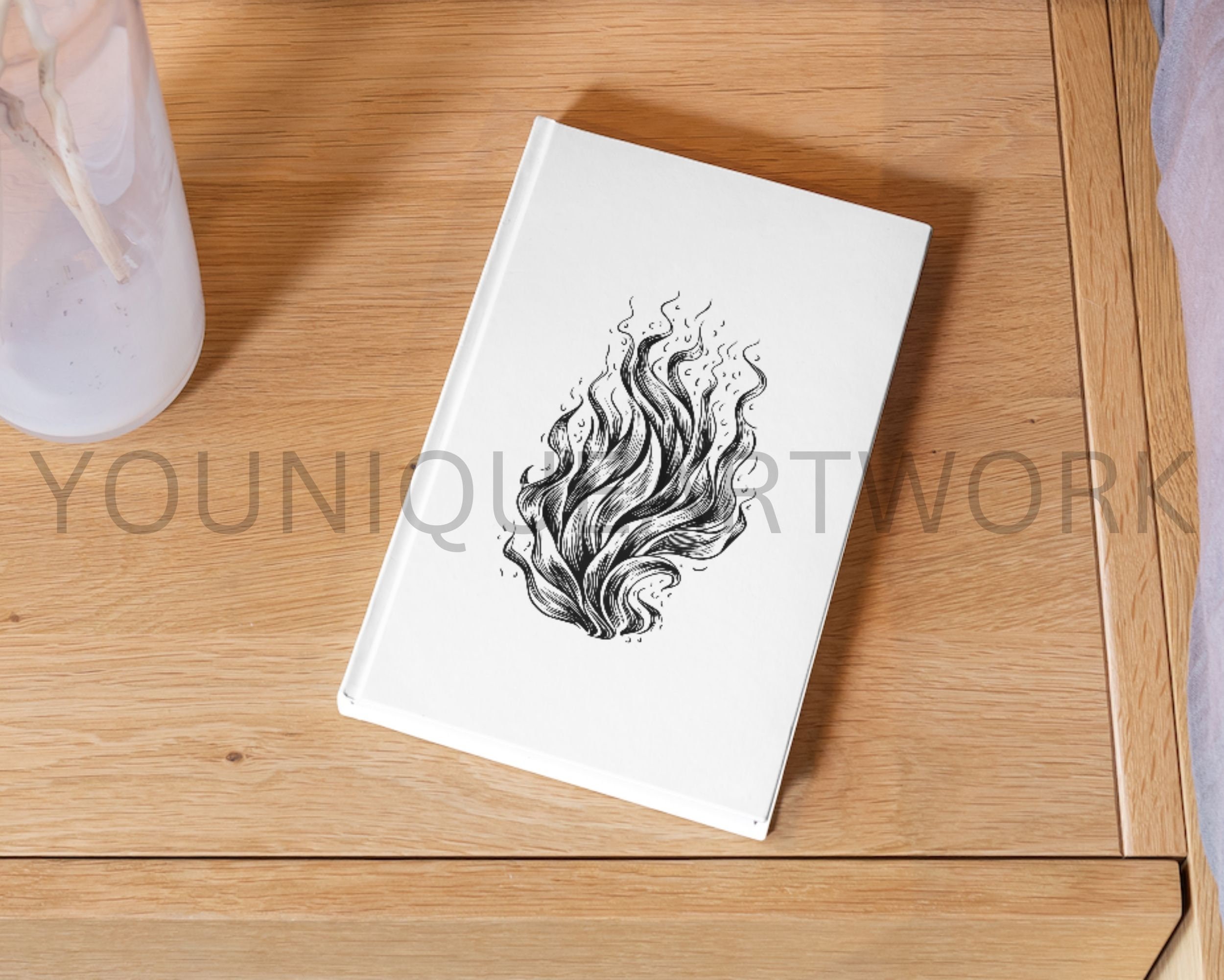 Fire SVG Bundle, PNG, Flame Clipart, Hand Drawn Flames Vector ...