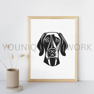 Great Dane SVG Bundle, PNG, Cute Dogs Clipart, Hand Drawn Dog Vector ...