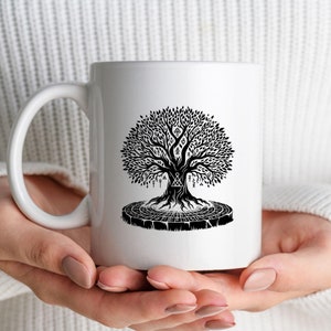 Ancient Tree SVG Bundle, PNG, Magical Clipart, Hand Drawn Woodland ...