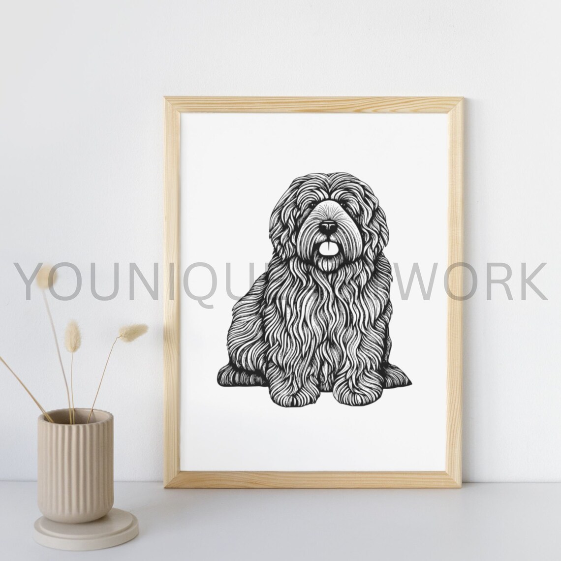 Labradoodle SVG Bundle PNG Dogs Clipart Hand Drawn Dog - Etsy