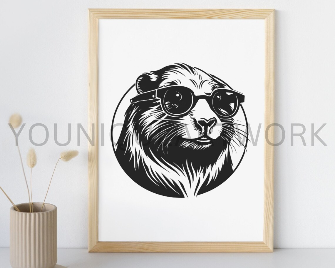 Beaver SVG Bundle PNG Beaver Clipart Hand Drawn Beaver - Etsy
