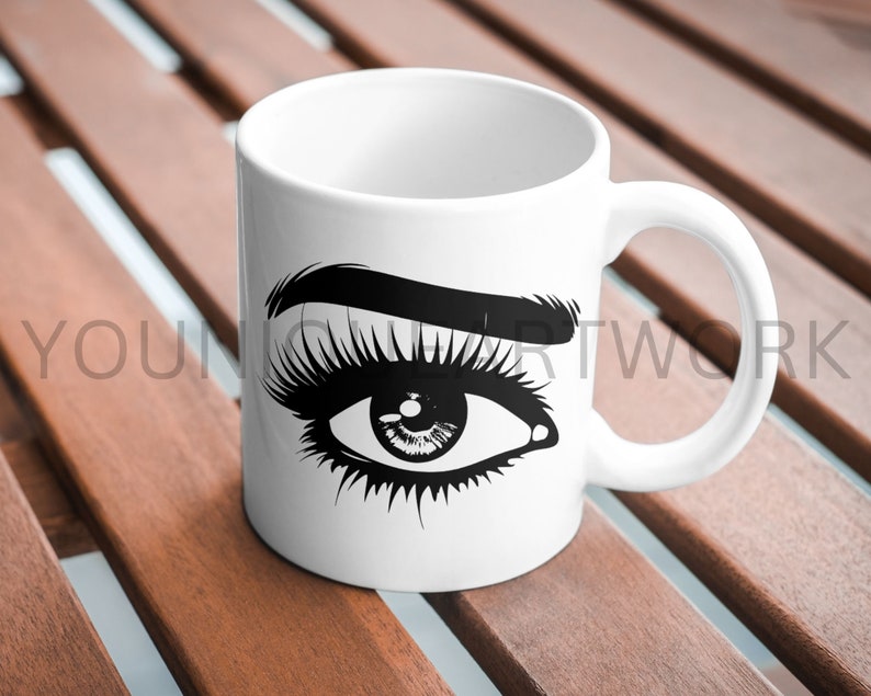 Eyelashes SVG Bundle PNG Eye Lash Clipart Hand Drawn Eye - Etsy