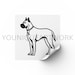 Dogo Argentino SVG Bundle, PNG, Dogo Argentino Clipart, Hand Drawn Dog ...