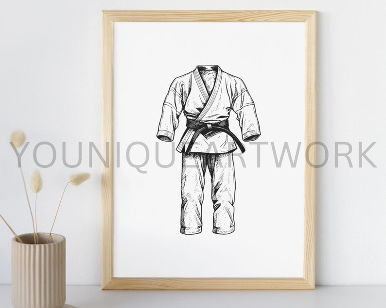 Karate SVG Bundle, PNG, Martial Arts Clipart, Hand Drawn Taekwondo ...