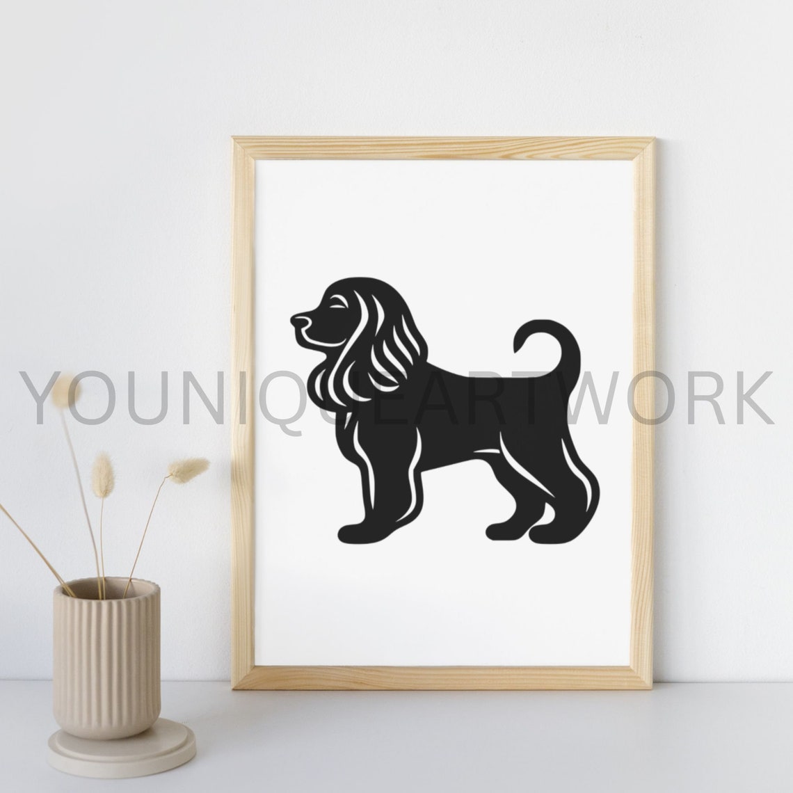 Cocker Spaniel SVG Bundle PNG Dogs Clipart Hand Drawn Dog - Etsy