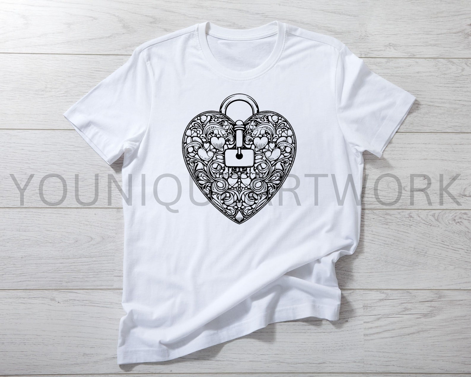 Lock SVG Bundle PNG Padlock Clipart Hand Drawn Heart Lock - Etsy