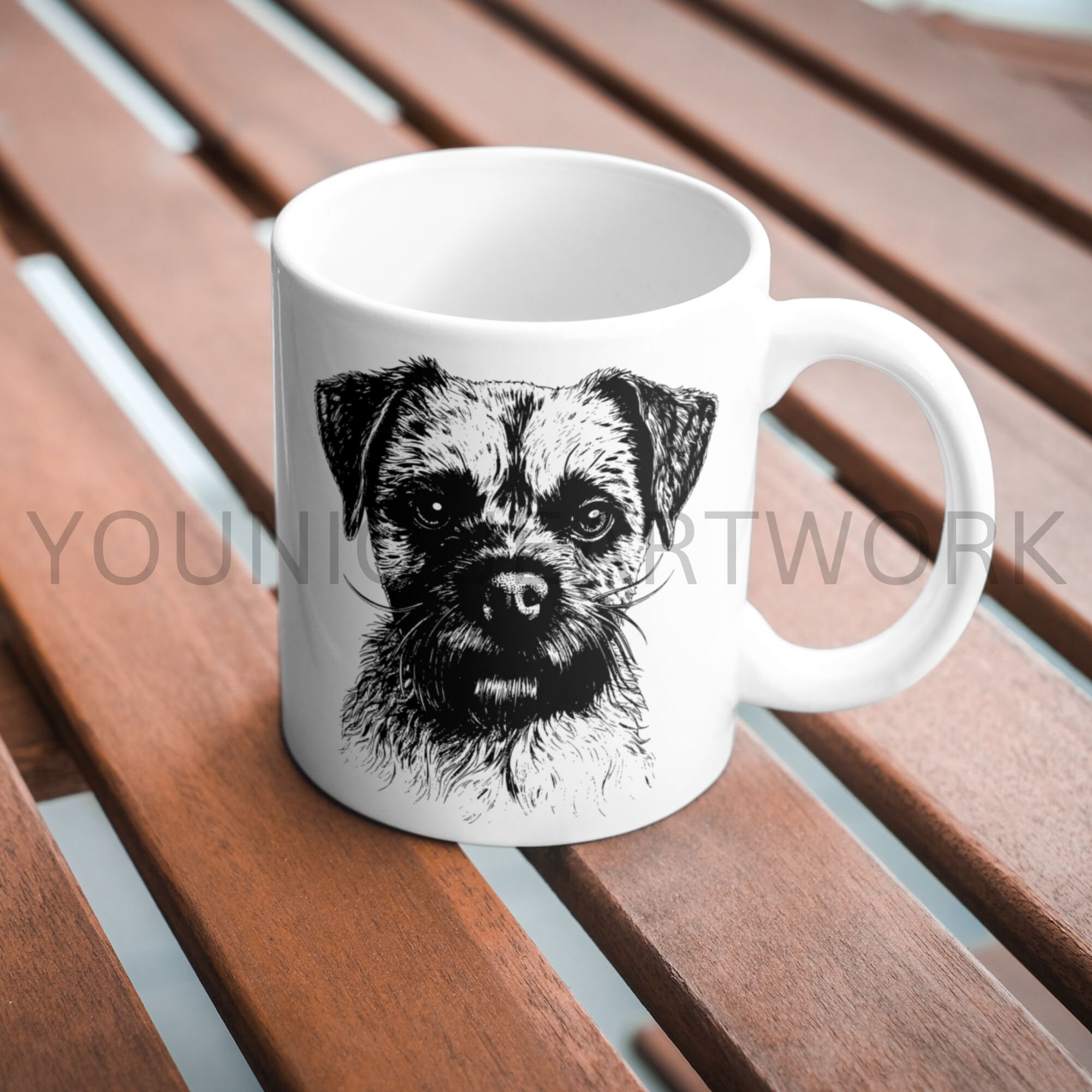 Border Terrier SVG Bundle PNG Dogs Clipart Hand Drawn Dog - Etsy