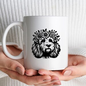 Cockapoo SVG Bundle, Cockapoo Clipart, Hand Drawn Dog Theme Vector ...