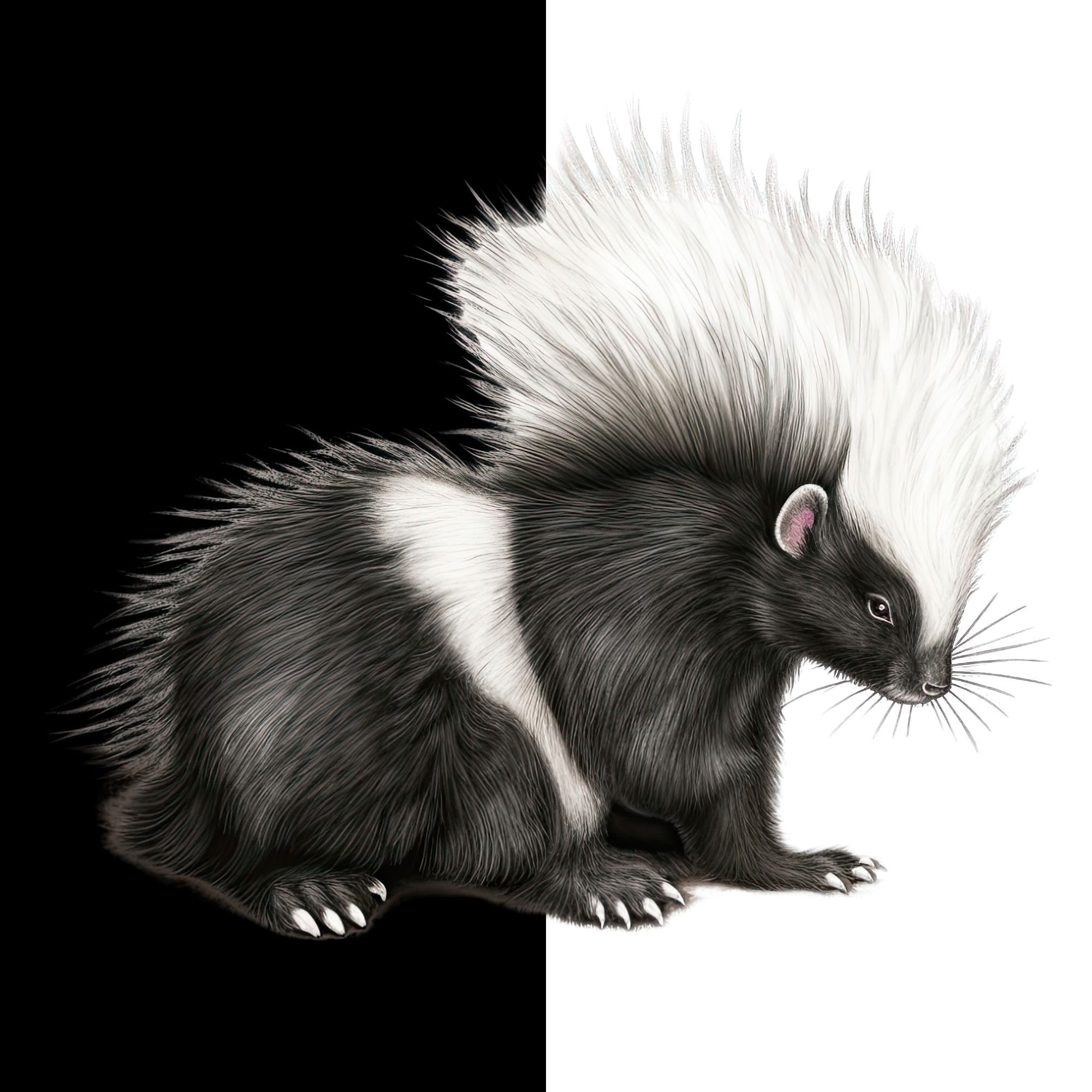 Cute Skunk Clipart Skunks PNG Files for Sublimation Skunk - Etsy