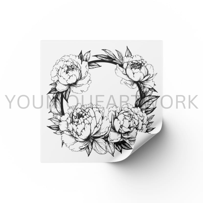 Peony SVG Bundle PNG Flowers Clipart Cut Files Floral - Etsy