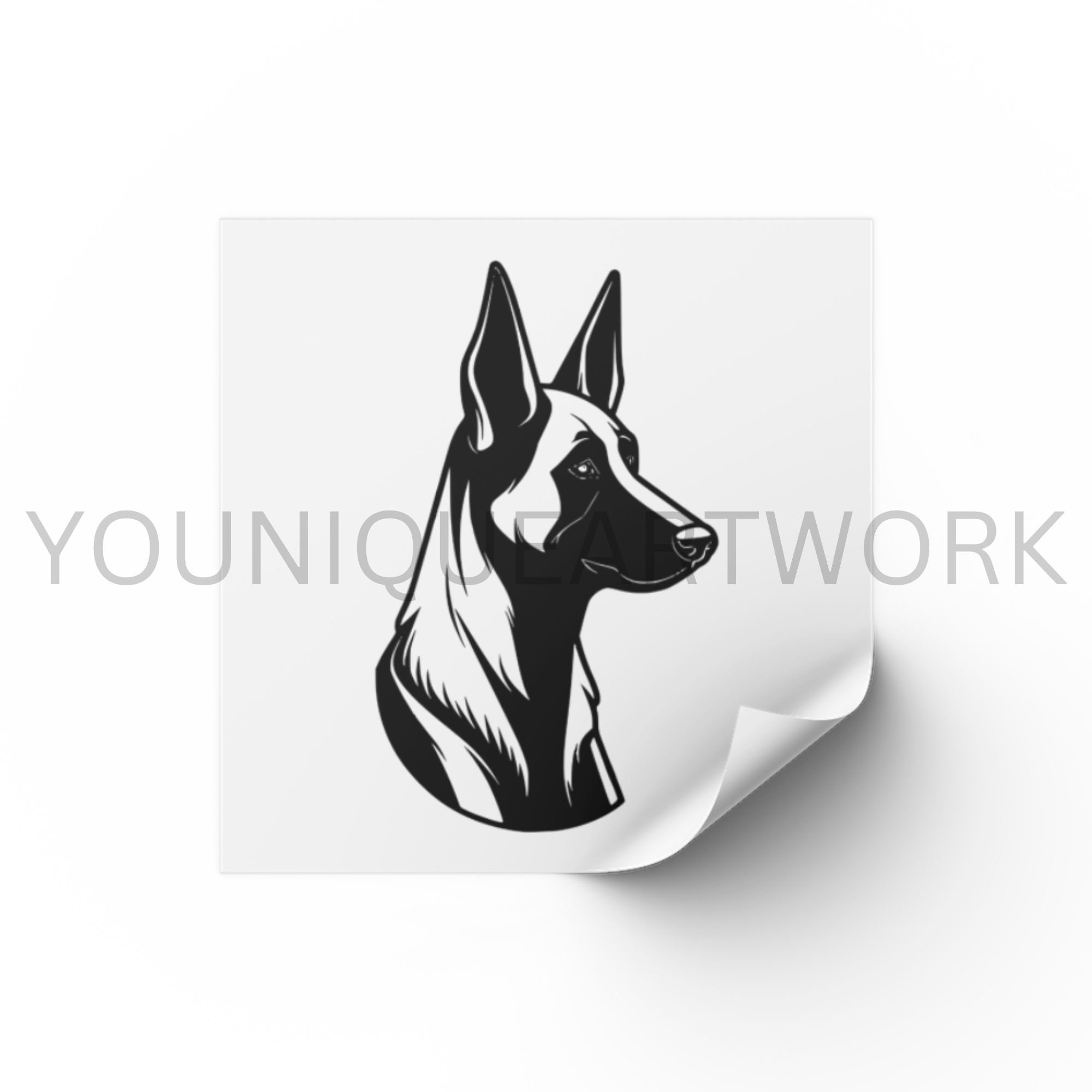 Belgian Malinois SVG Bundle, PNG, Malinois Clipart, Hand Drawn Dog ...
