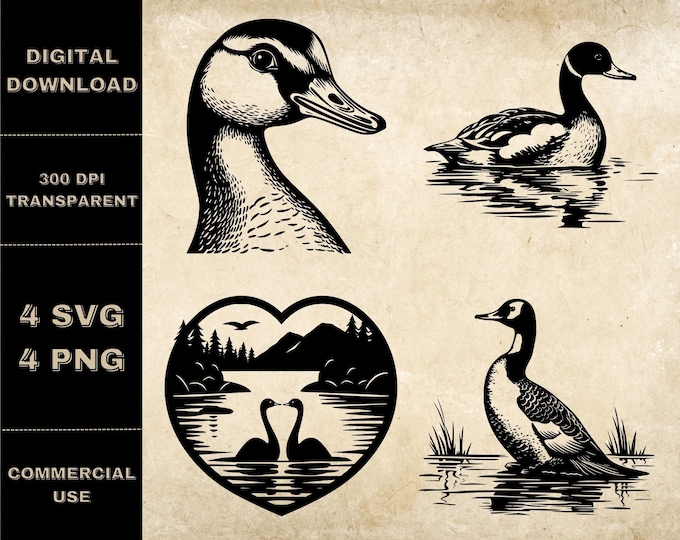 Loon Svg Png Dxf Eps Pdf | Vector Graphic Design Cut Print Dye Sub ...