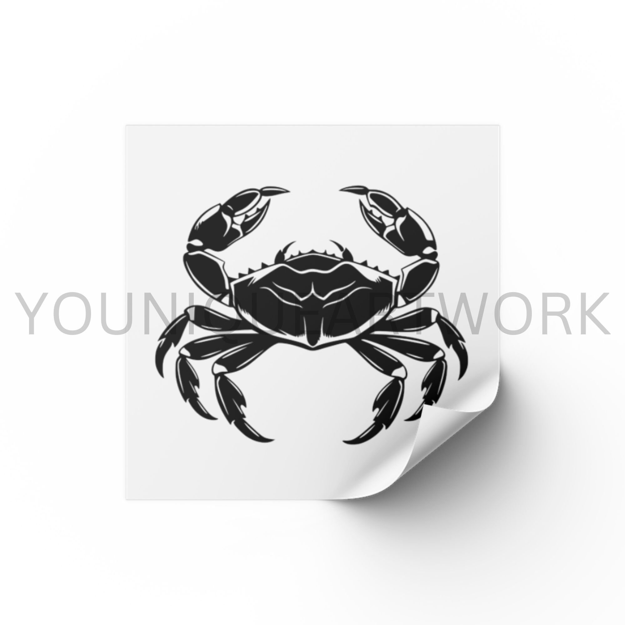 Crab Svg Bundle Png Crab Clipart Hand Drawn Crabs Vector Etsy Canada