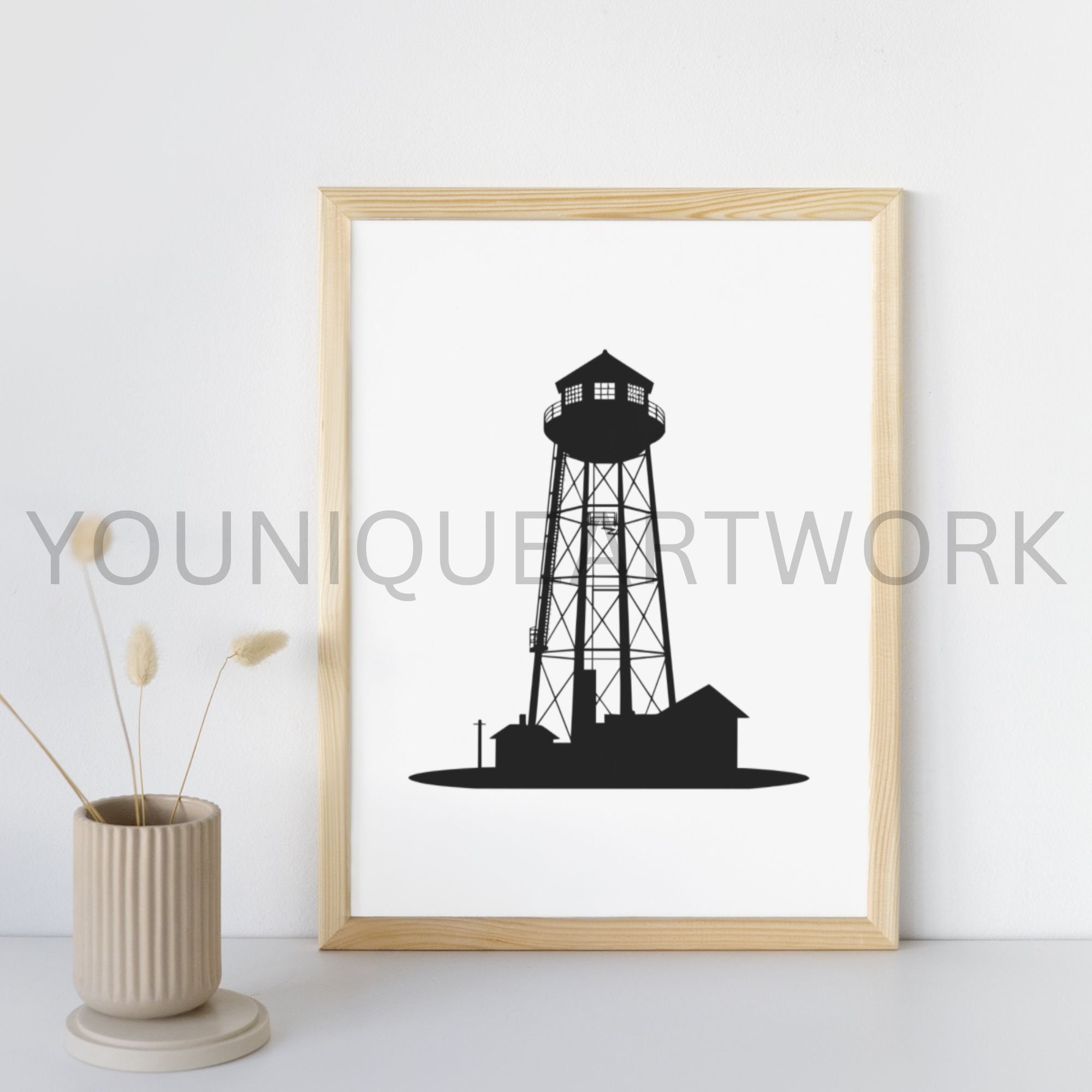 Water Tower SVG Bundle, PNG, Water Tower Clipart, Hand Drawn Water ...