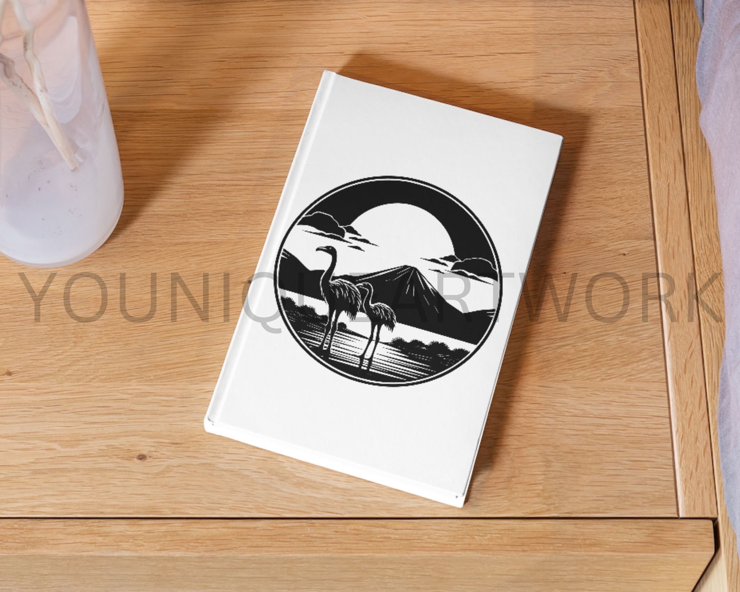 Ostrich SVG Bundle PNG Ostrich Clipart Hand Drawn Ostrich - Etsy