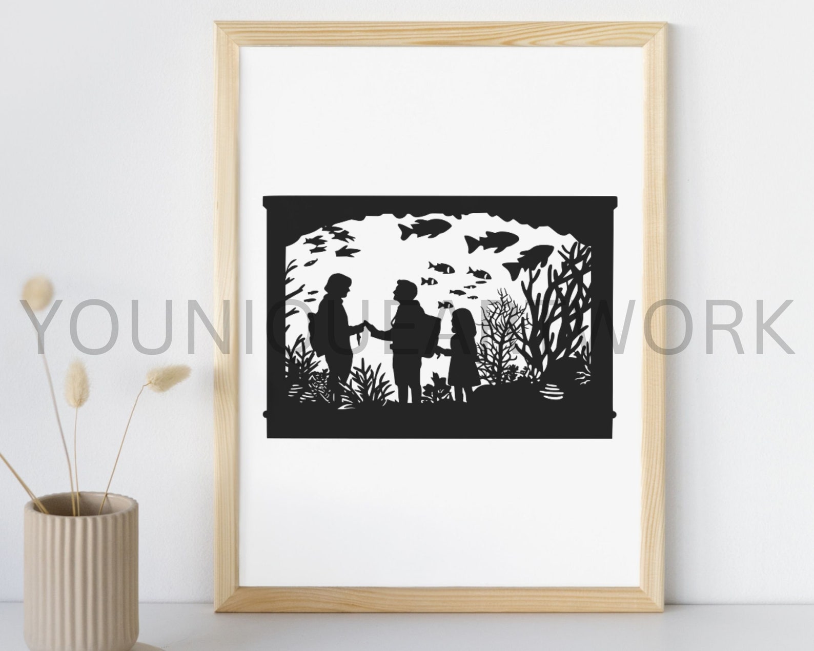 Aquarium SVG Bundle PNG Fish Tank Clipart Hand Drawn - Etsy