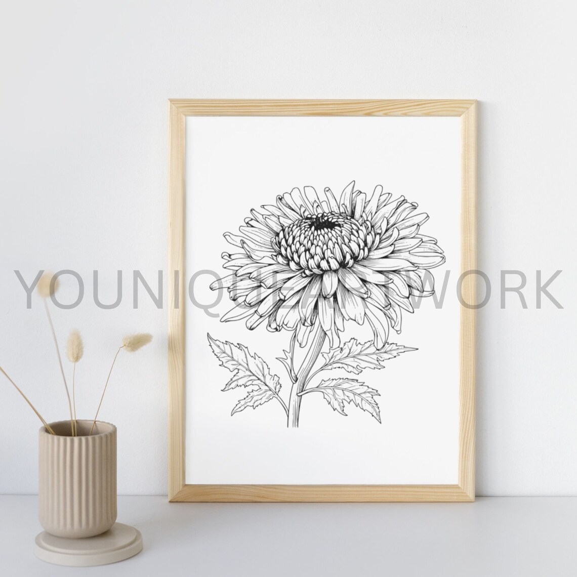 Aster Flower Svg PNG Floral Clip Art September Birth Month - Etsy
