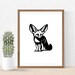 Fennec Fox SVG Bundle, Desert Animal Clipart, Hand Drawn Flower Themed ...