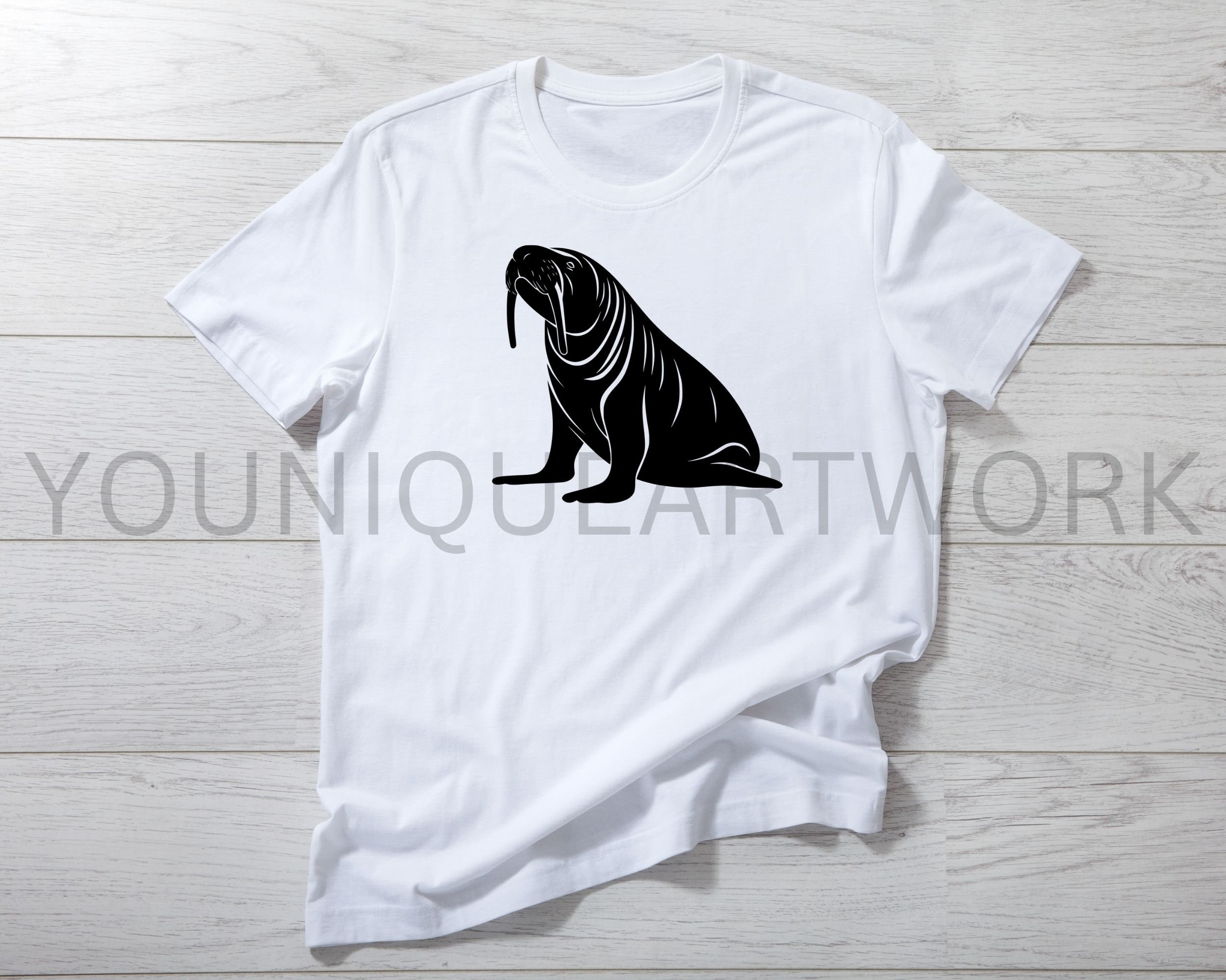 Walrus SVG Bundle PNG Walrus Clipart Hand Drawn Walrus - Etsy