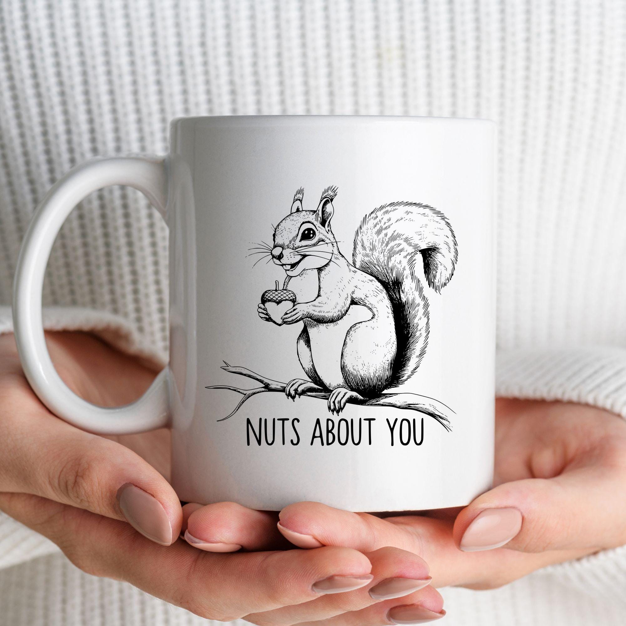 Squirrel Nuts About You SVG File for Shirts, Crafts & Cards, Cute ...