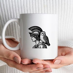 Athena SVG Bundle, Greek Goddess Clipart, Hand Drawn Greek Mythology ...