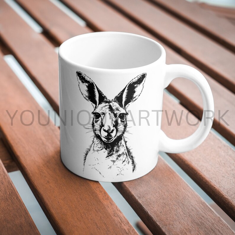 Kangaroo SVG Bundle PNG Kangaroo Clipart Hand Drawn - Etsy