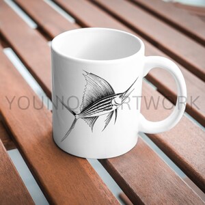 Sailfish SVG Bundle, PNG, Sailfish Clipart, Hand Drawn Sailfish Vector ...