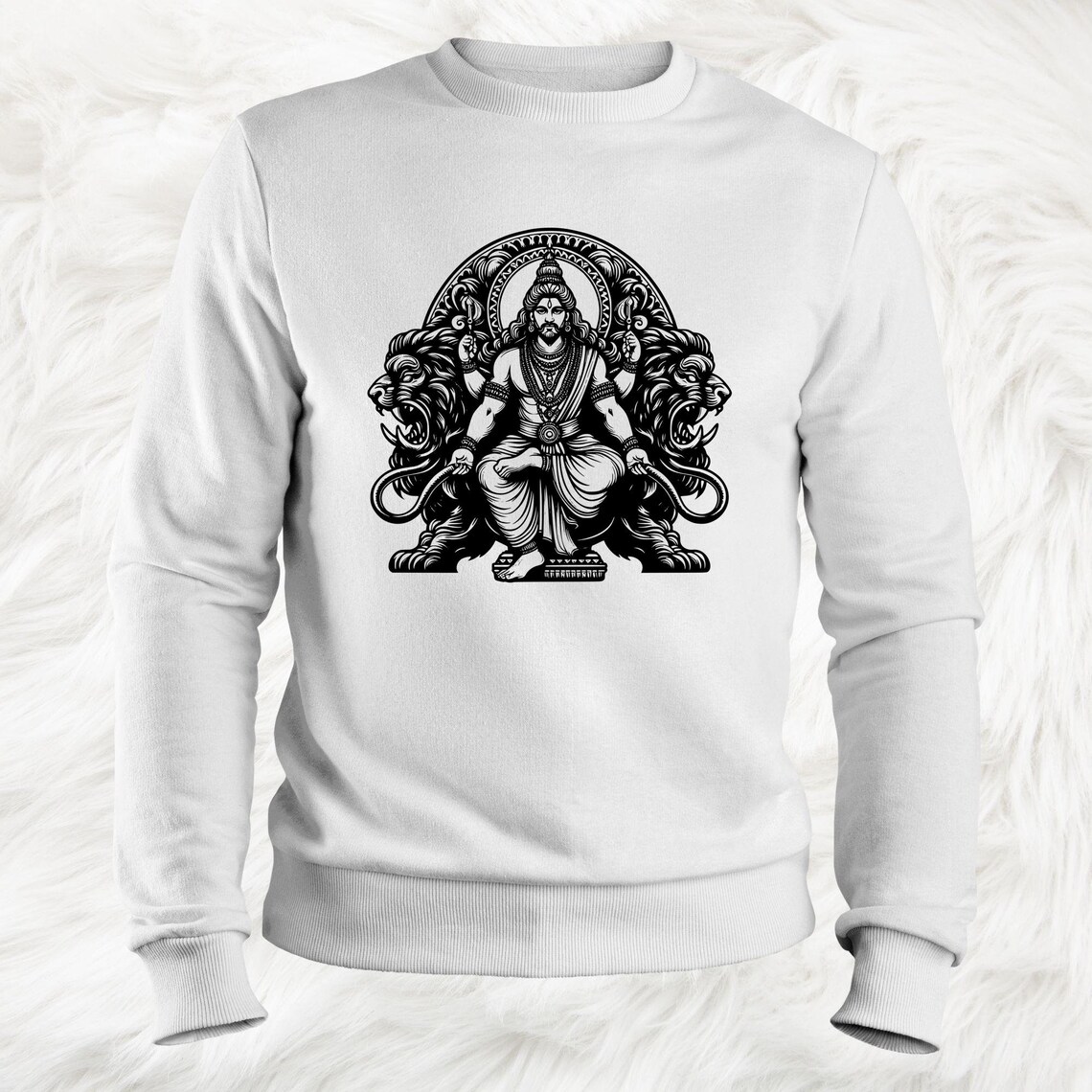 Brahma SVG Bundle, Hindu God Clipart, Hand Drawn Indian Theme Vector ...