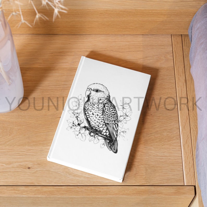 Parakeet SVG Bundle, PNG, Parrot Clipart, Hand Drawn Birds Vector ...
