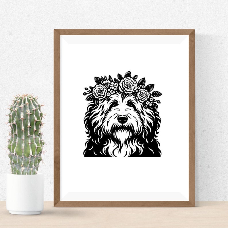Old English Sheepdog SVG Bundle, Dog Clipart, Hand Drawn Dogs Theme ...