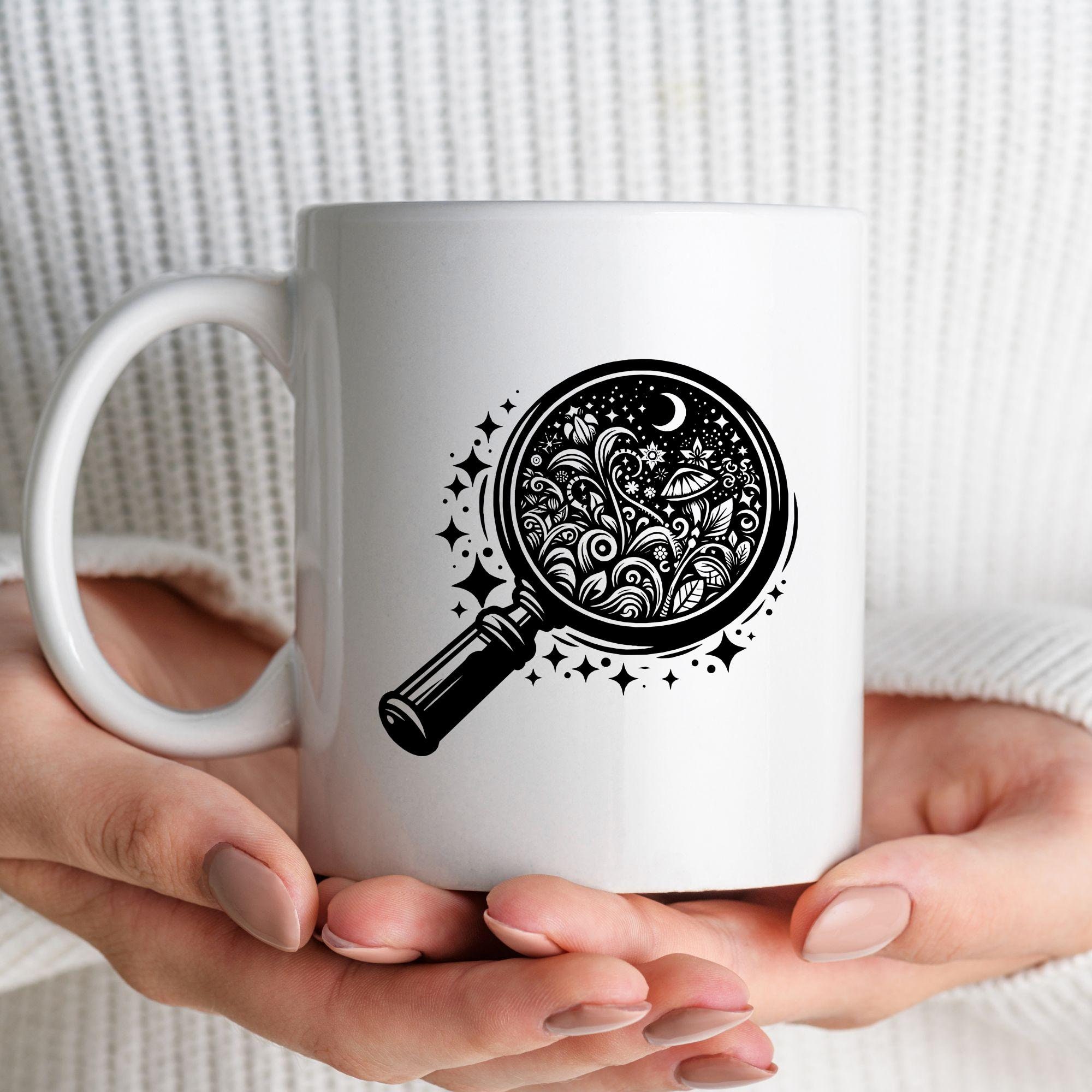 Magnifying Glass SVG Bundle, Magnifying Glass Clipart, Hand Drawn ...