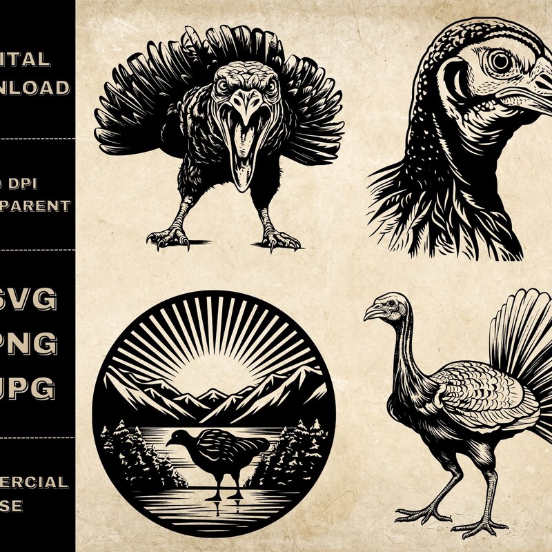 Turkey Head Svg - Etsy