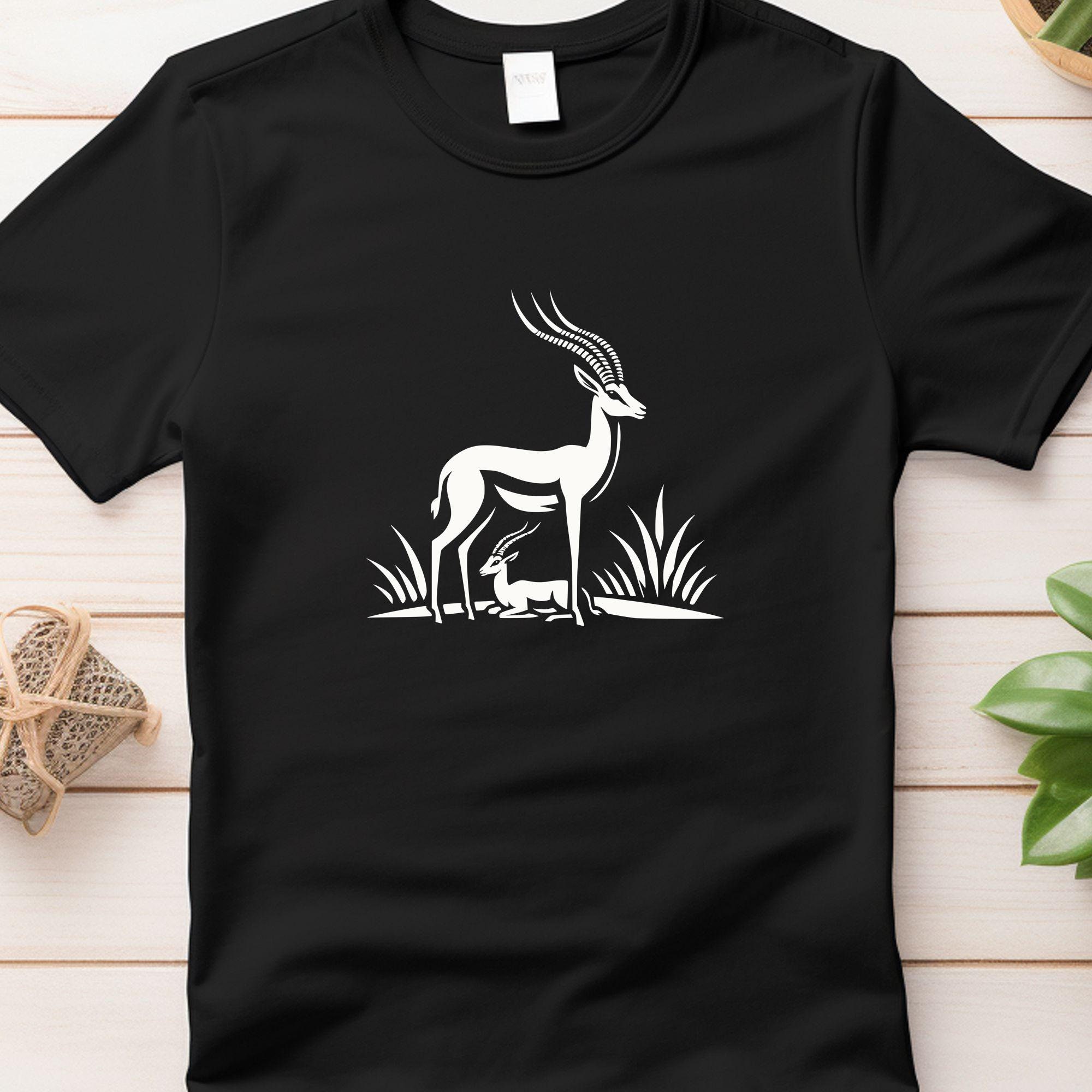 Gazelle SVG Bundle, Gazelle Scene Clipart, Hand Drawn Gazelle Theme ...